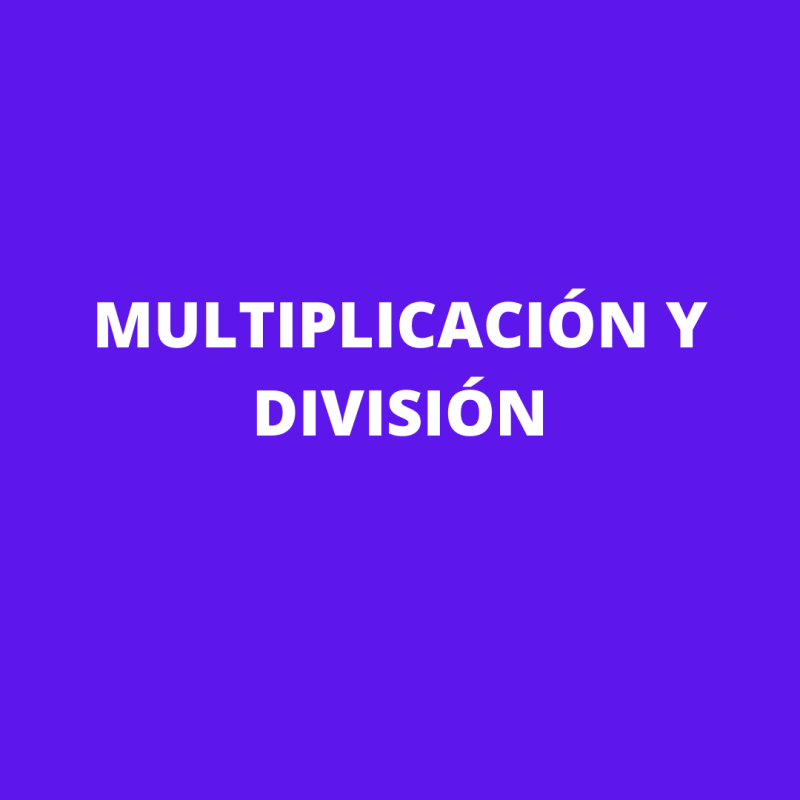 DIVISION Y MULTIPLICACION - Matematicas 2023 sexto de primaria